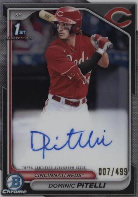 2024 Bowman Chrome - Prospect Autographs Dominic Pitelli #CPA-DPI ...