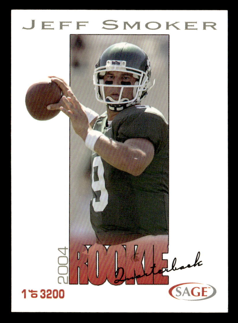 Jeff Smoker 2004 SAGE Card #40 Michigan State Spartans | eBay