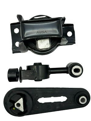 PREMIUM QUALITY 3PCS Engine Mounts & Trans Mount 3PCS for Micra Versa ...