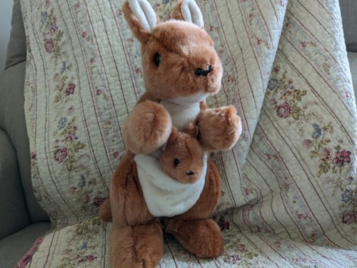 Kangaroo With Pouch Baby Joey Ty Beanie Buddies 13 Inch Plush | eBay