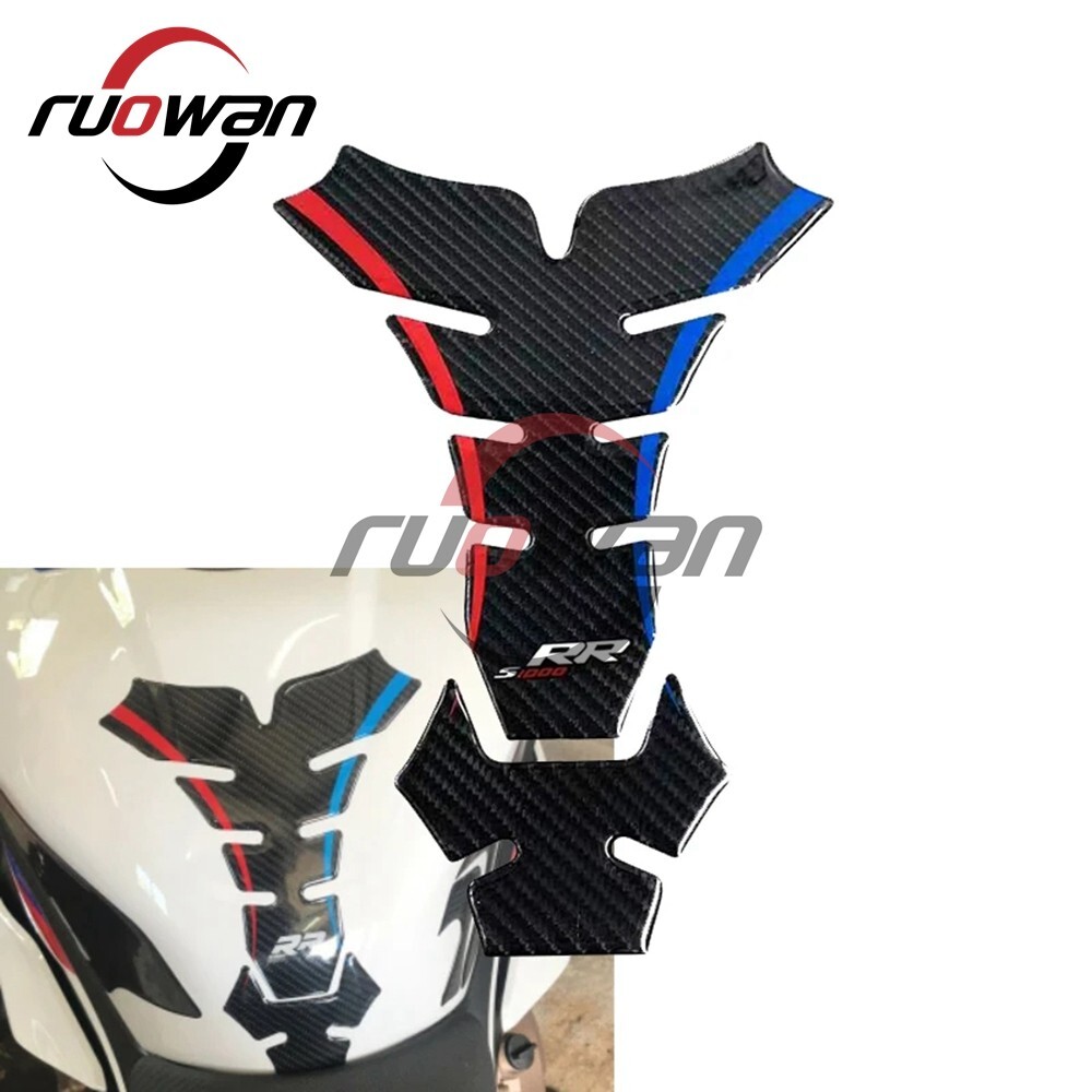 3D Carbon Fiber Gas Fuel Tank Pad Protector Sticker Decal For BMW ...