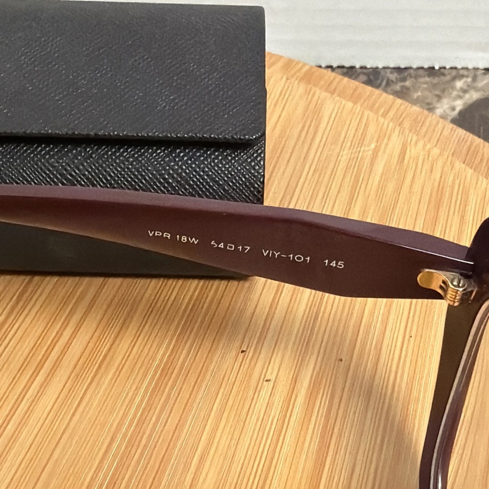 Prada VPR 18W VIY-101 Purple Cat Eye Eyeglasses Frames 54-17 145 Italy ...