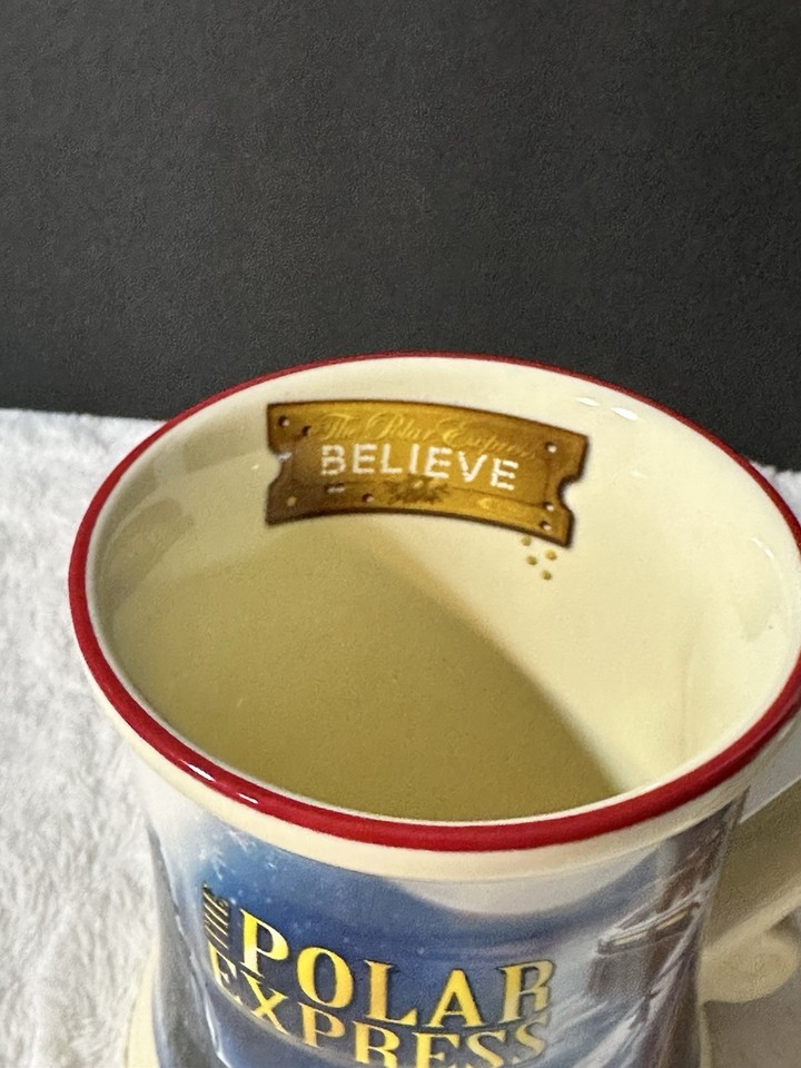 Polar Express “I Believe” Collectors Mugs - 2 Mugs - Excellent ...