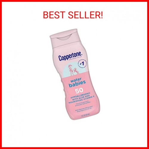 Coppertone WaterBabies Baby Sunscreen Lotion SPF 50, Hypoallergenic Sunscreen fo | eBay