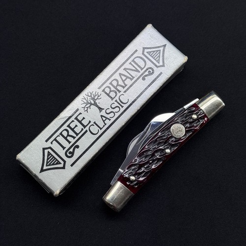 Vintage Boker 5464 Tree Brand Classic Congress Pocket Knife Jigged Bone ...