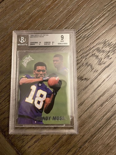 1998 Absolute Retail Randy Moss RC BGS 9 | eBay