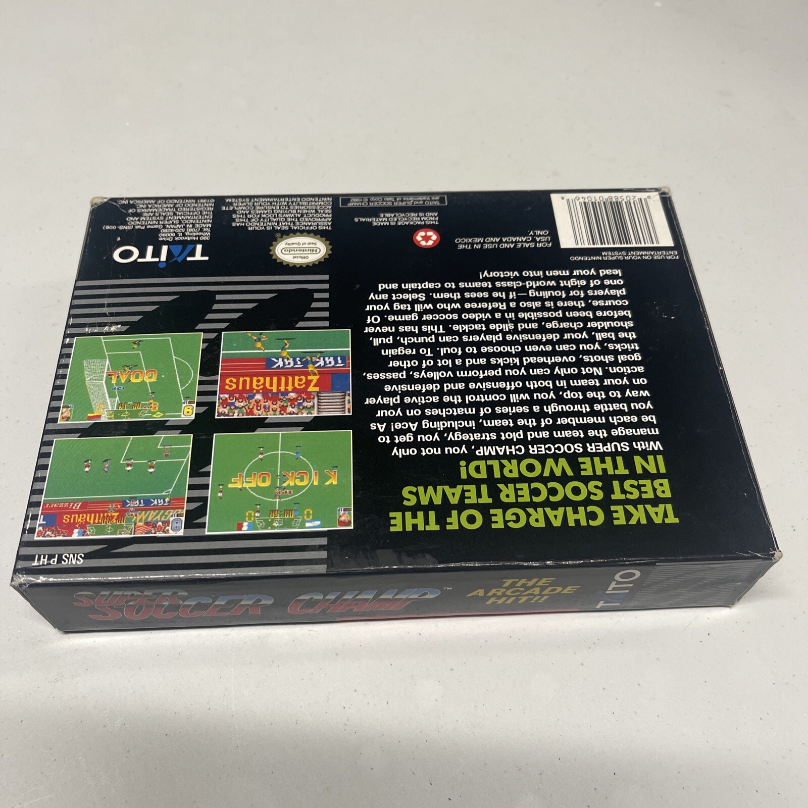 Super Soccer Champ * Snes Box Only * Super Nintendo Original box | eBay