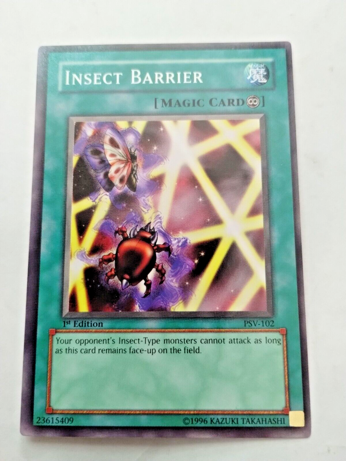 Yu-Gi-Oh Insect Barrier Pharaoh's Servant PSV-102 1st Edition Com ...