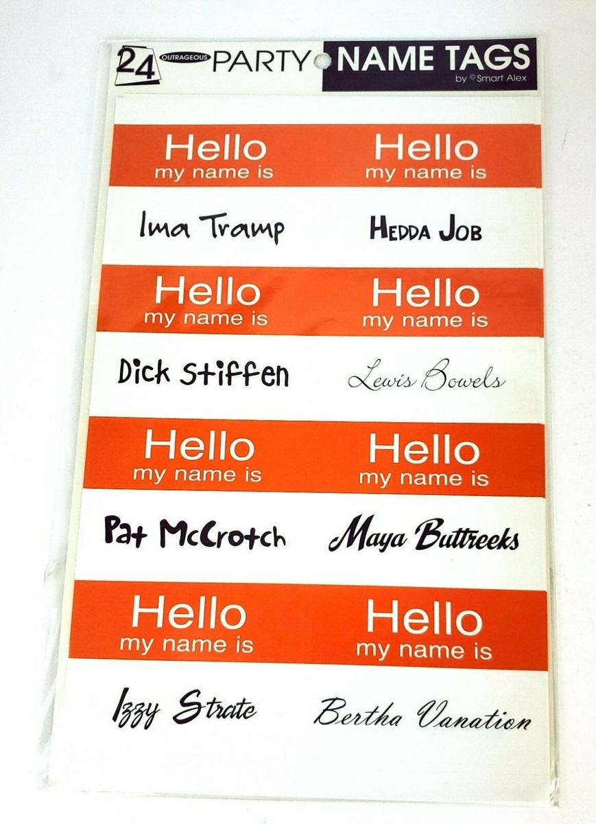 Funny Name Tags