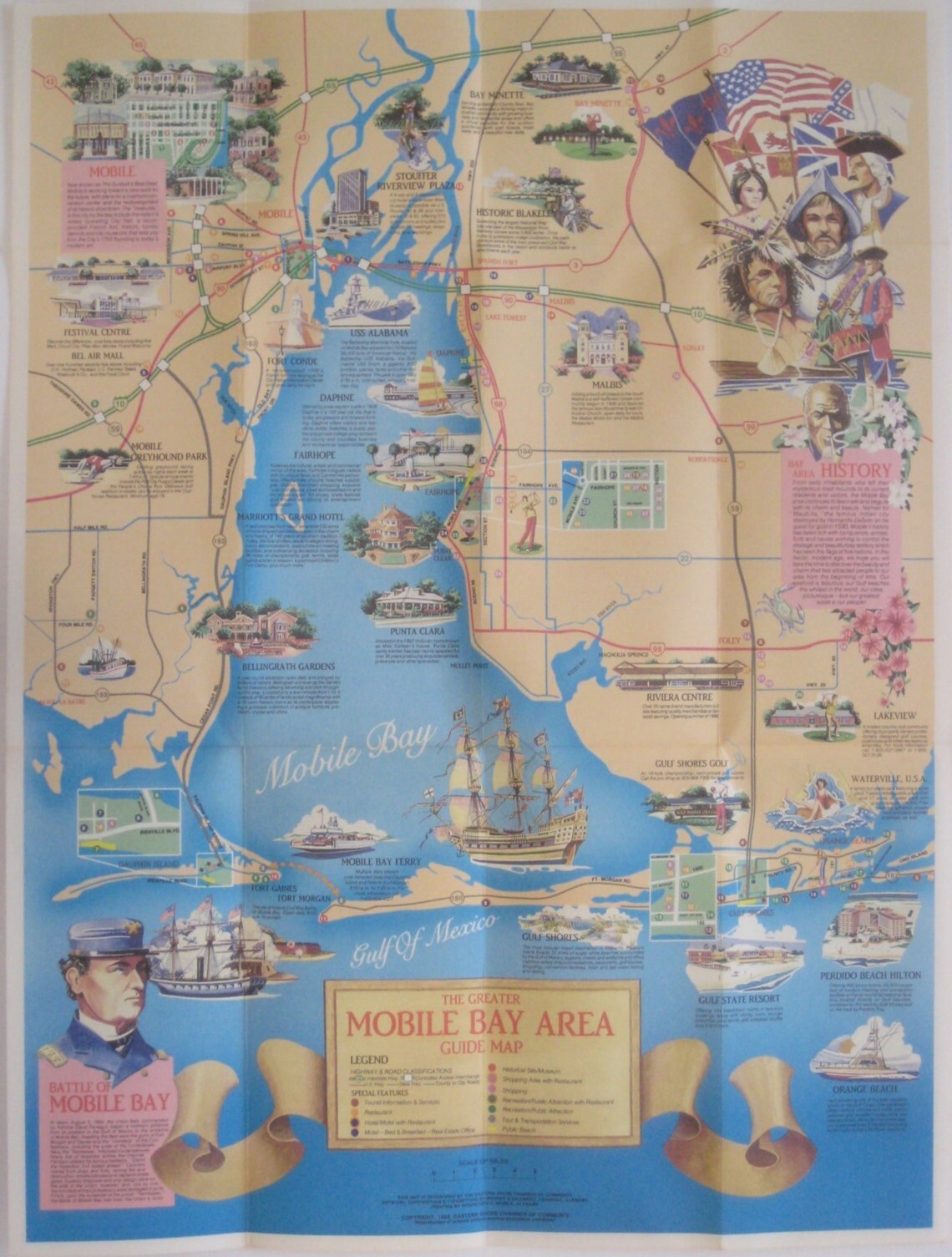 Mobile Bay Map