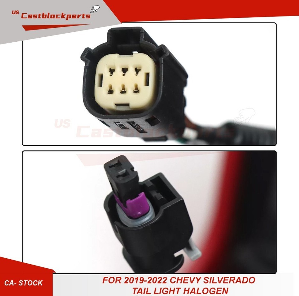 For 2019-2023 Chevrolet Silverado 1500 Halogen L+R Tail Lights 84752978 ...