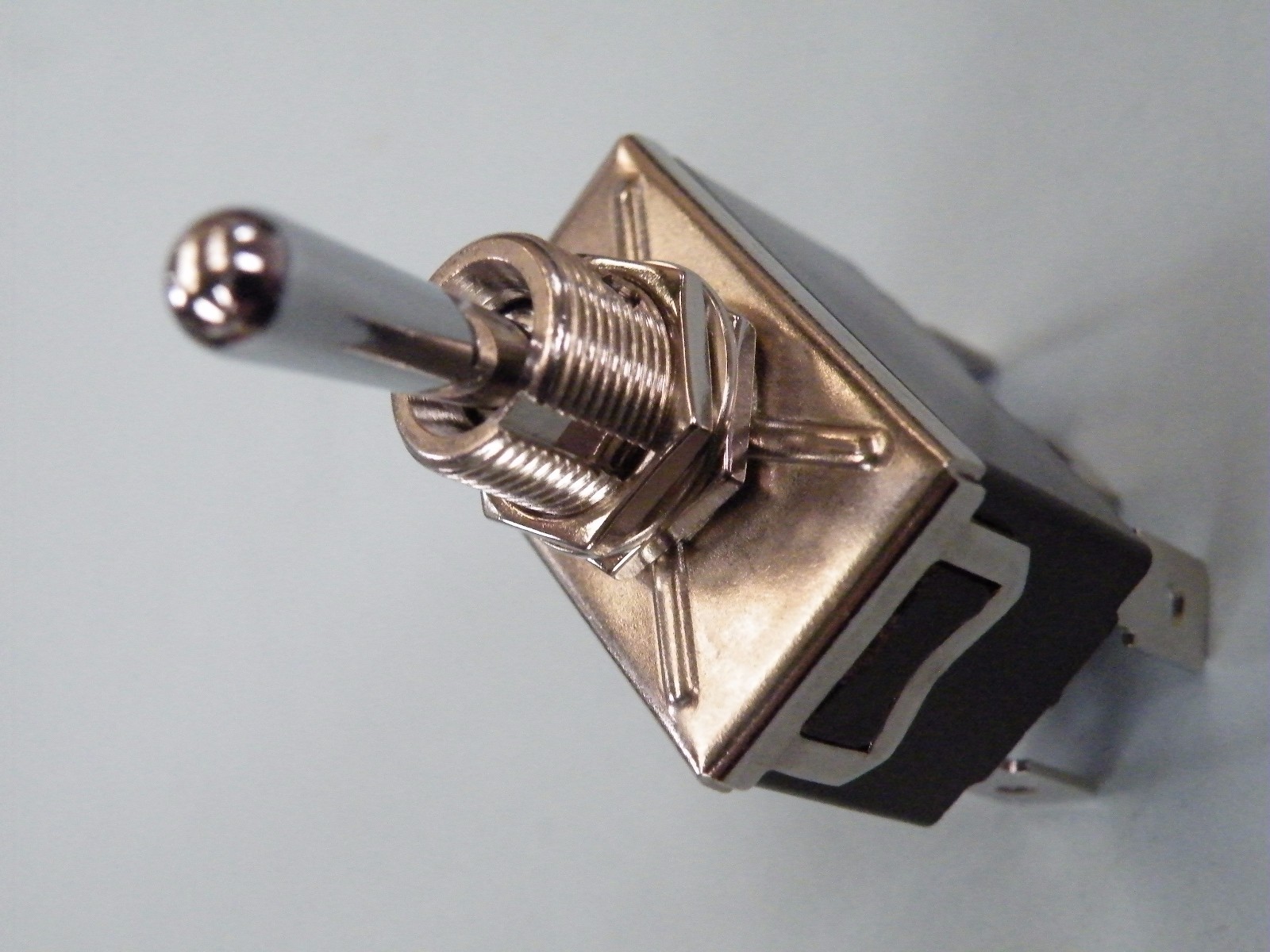 High Current Toggle Switch 10A 250v 20A 12v DPDT on-off Chrome Dolly ...