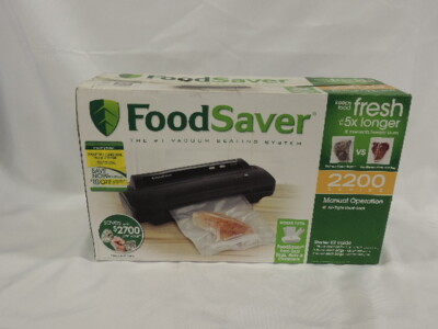SUNBEAM FOODSAVER VACUUM SEALER, MFG P/N FSFSSL2244-P00 | eBay