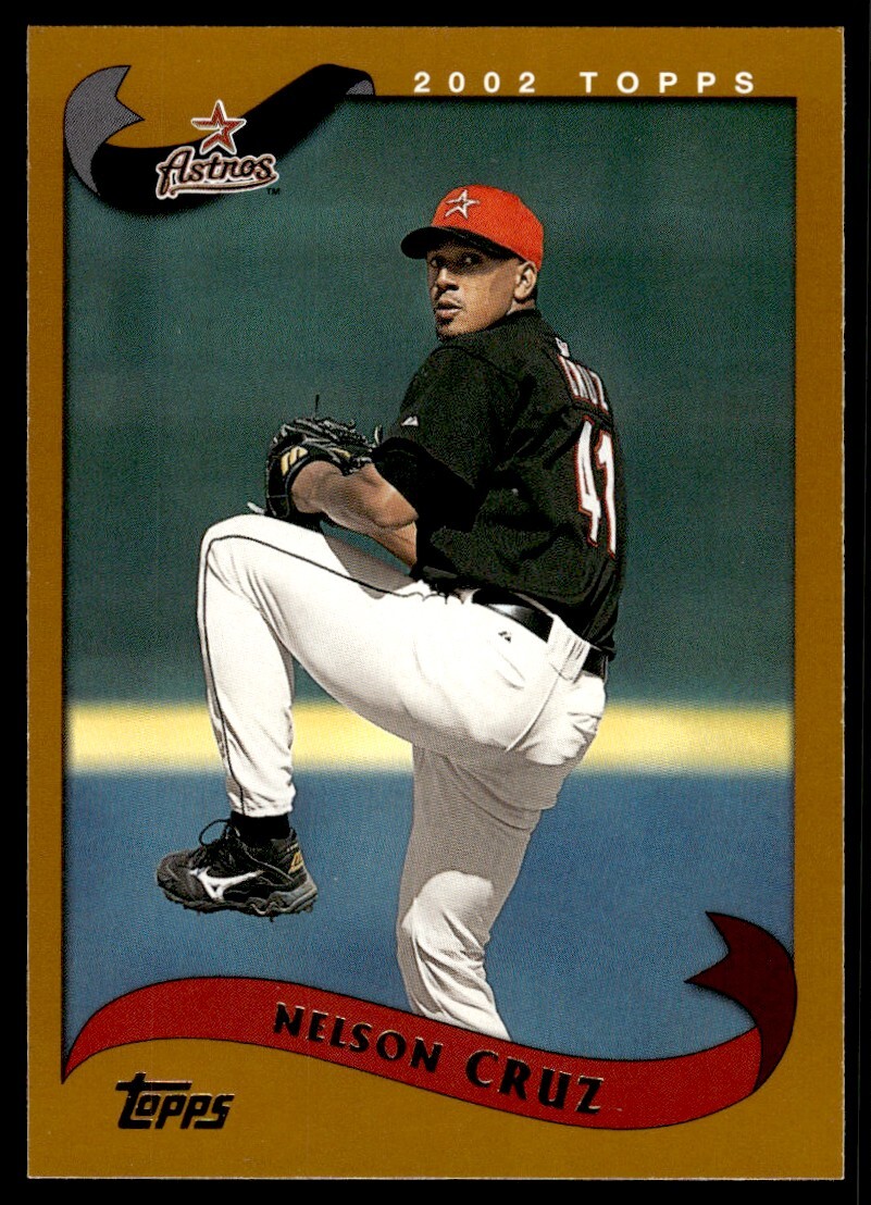 2002 Topps Baseball Card Nelson Cruz BB Houston Astros #257 | eBay