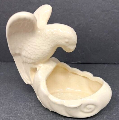 Vintage Parrot Pottery Planter USA-Ivory-5 1/2" | eBay