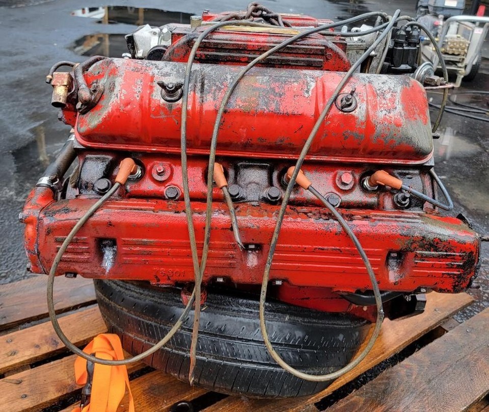 AMC 327 Fireball Motor(s) 225 HP Gray Marine Two (2)