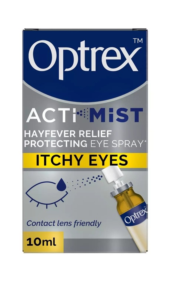 Optrex Actimist Rehdrating Protecting Dry Itchy Tired Eye Spray 10ml ...