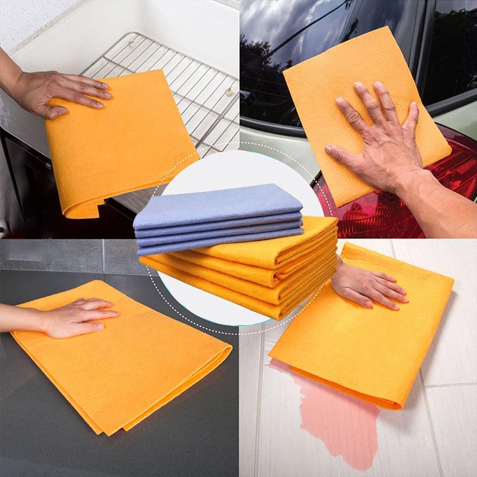 Ultra Absorbent-Miracle Cleaning Shammy, Miracle Shammy BOGOF Cleaning ...