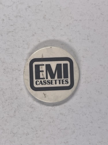 EMI Cassettes Pin Badge Original Vintage Button Promotion Circa 1980s ...