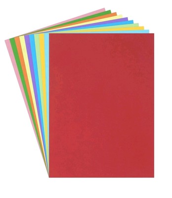 100 X A4 Sheets ASSORTED Colored Paper Colors ( 70GSM ) FREE POSTAGE ...