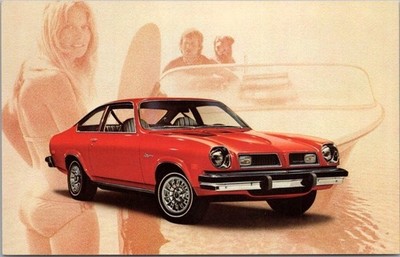 1976 PONTIAC ASTRE HATCHBACK Advertising Postcard FEDER PONTIAC Shaker ...