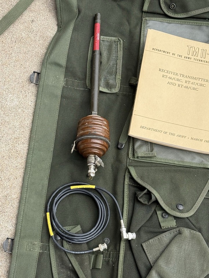 VRC 8 9 10 RT 66 67 68 Army Radio Accessory Kit CW-206 AB-15 MS 116 117 ...