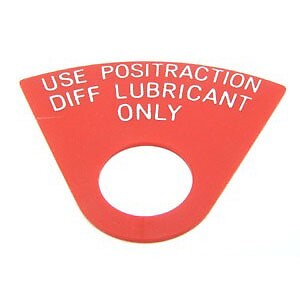 1968-1972 Camaro Positraction Rear End Positraction Slip Tag | eBay