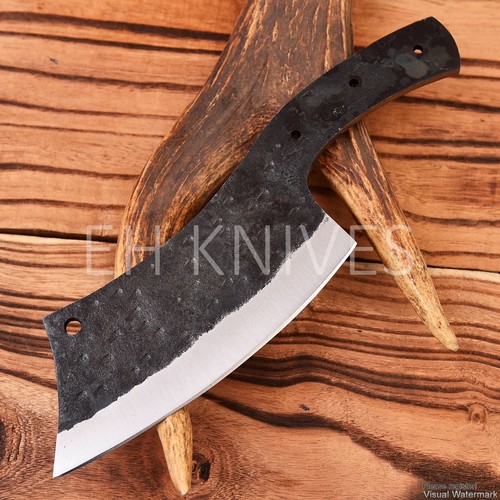 CUSTOM FORGED 1095 CARBON STEEL HUNTING/CAMPING CLEAVER BLANK BLADE ...