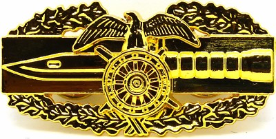 Quartermaster Combat Action Badge US Army QM CAB Military Insignia GOLD ...