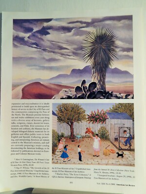 TOM LEA ART PIECE VTG ORIG 2001 ADVERTISEMENT | eBay