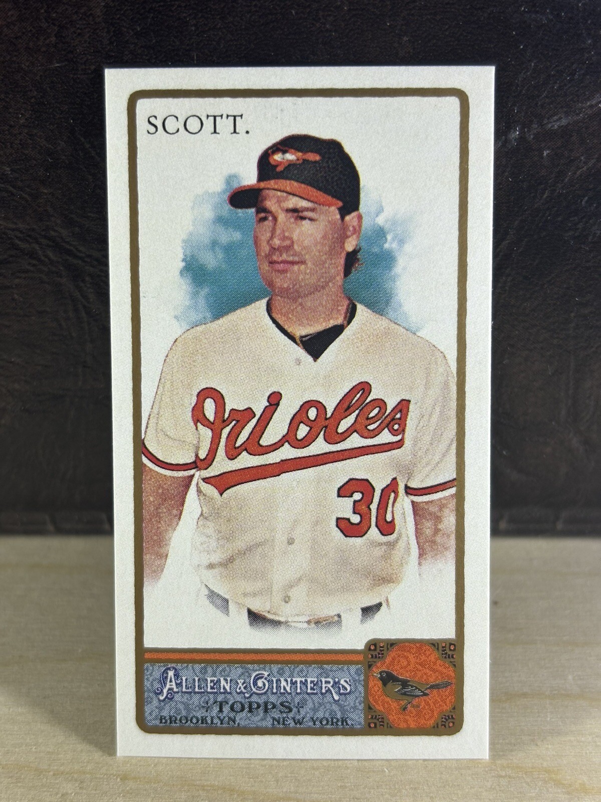 2011 Topps Allen and Ginter Mini A & G Back Luke Scott #78 Orioles NM ...
