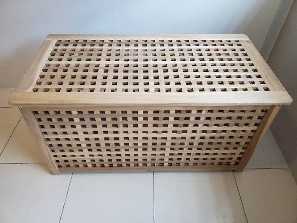 Brand New Ikea HOL Storage/Side Table,Acacia,2 sizes in stock,98x50cm ...