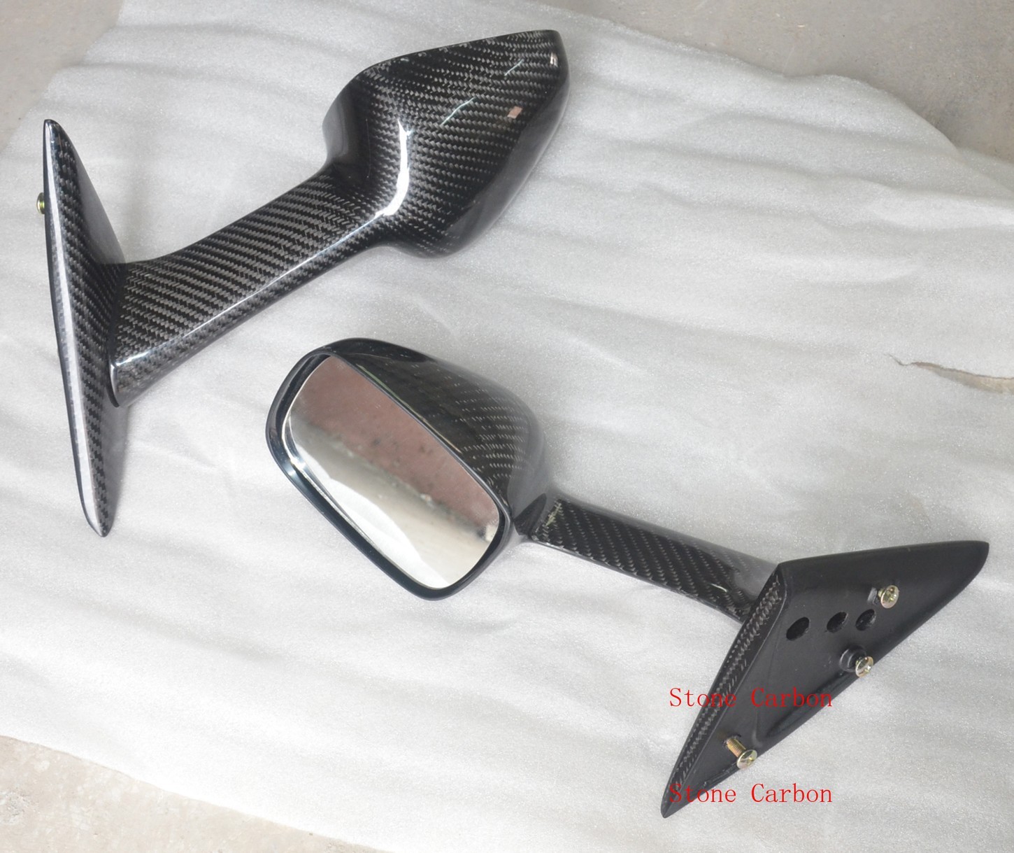 G Style Carbon Fiber Side Mirror 2 pcs (left & right) Fit For Ferrari ...