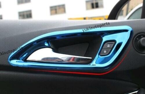 For Chevrolet Cruze 2016-2019 Blue Titanium Inner Door Handle Cover ...