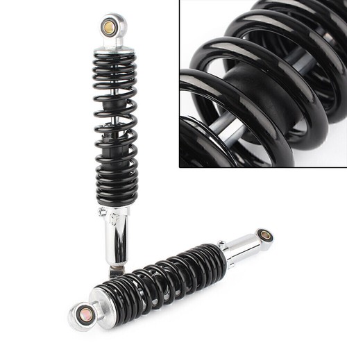 2x 320mm Rear Shock Absorbers Suspension Fit Suzuki GS 125 150 Black ...