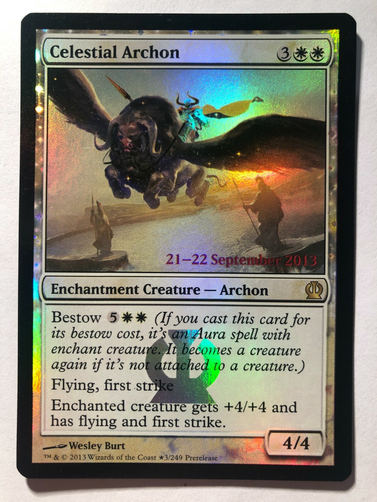 1x FOIL Celestial Archon (Prerelease) *** MTG Theros NM | eBay Australia
