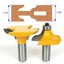 2 PC 1/2" Shank Ogee Entry Door for Long Tenons Router Bit ...