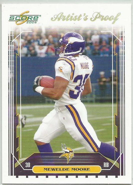 2006 Score - Mewelde Moore #152 Artist's Proof /32 for sale online | eBay