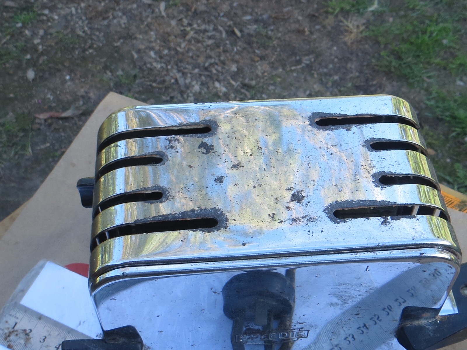 speede Vintage Side Flip Chromed Toaster | eBay