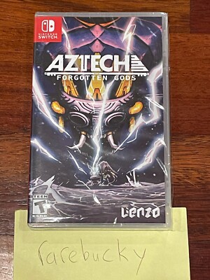 Aztech Forgotten Gods (Nintendo Switch) NEW SEALED Y-FOLD MINT, RARE ...