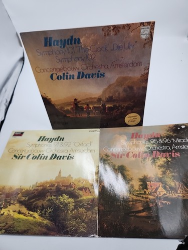 Lotof3: Joseph Haydn Sir Colin Davis Symphonies 91&92 Oxford, 95&96 ...