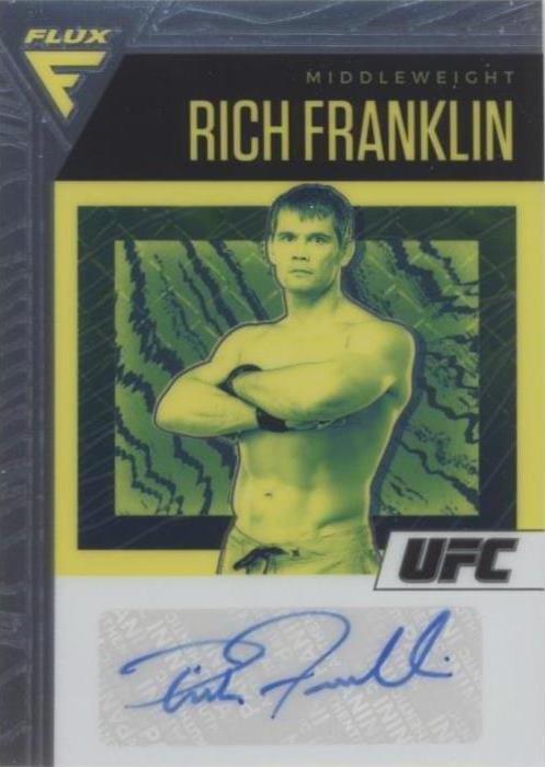 2021 Panini Chronicles UFC - Flux Auto Rich Franklin #FA-RFK (AU) for ...