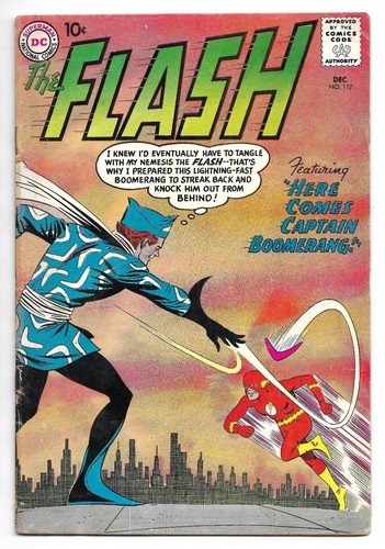 The Flash #117 (DC Comics, 1960) 1st appearance Captain Boomerang | GD ...