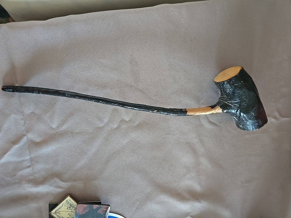 Irish Shillelagh Blackthorn Wood Cudgel Fighting Stick Knobkerrie Club ...