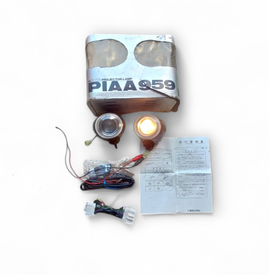 PIAA 959 Fog Light Lamp Unit Unused Long Stored No Bracket or Screws ...
