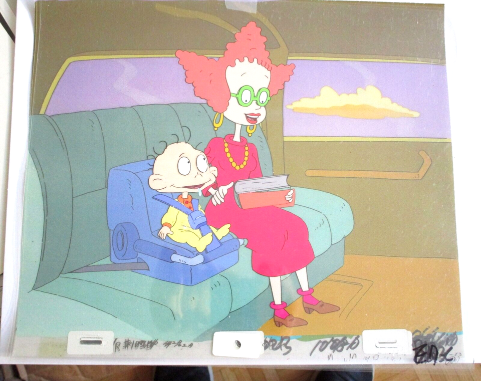 RUGRATS 1990's Tommy and Mom KLASKY CSUPO ORIGINAL ANIMATION PRODUCTION ...
