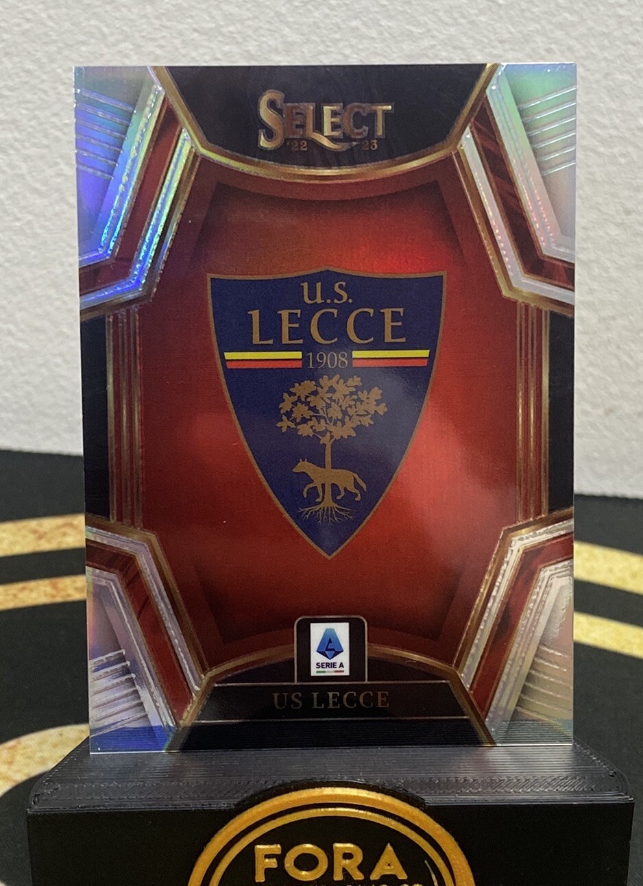 2022 Panini Select Serie A US Lecce Badge Logo Team SSP ~/20 Scudetto ...