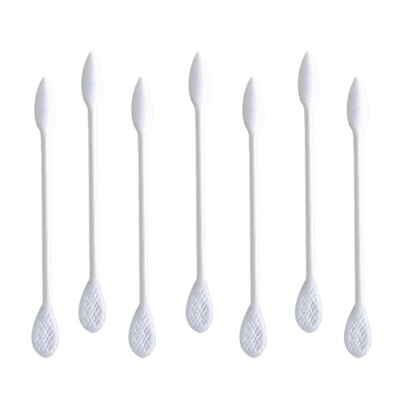 50 PIECES Cotton Cosmetic makeup Buds Eco-Friendly double sided Pointed ...