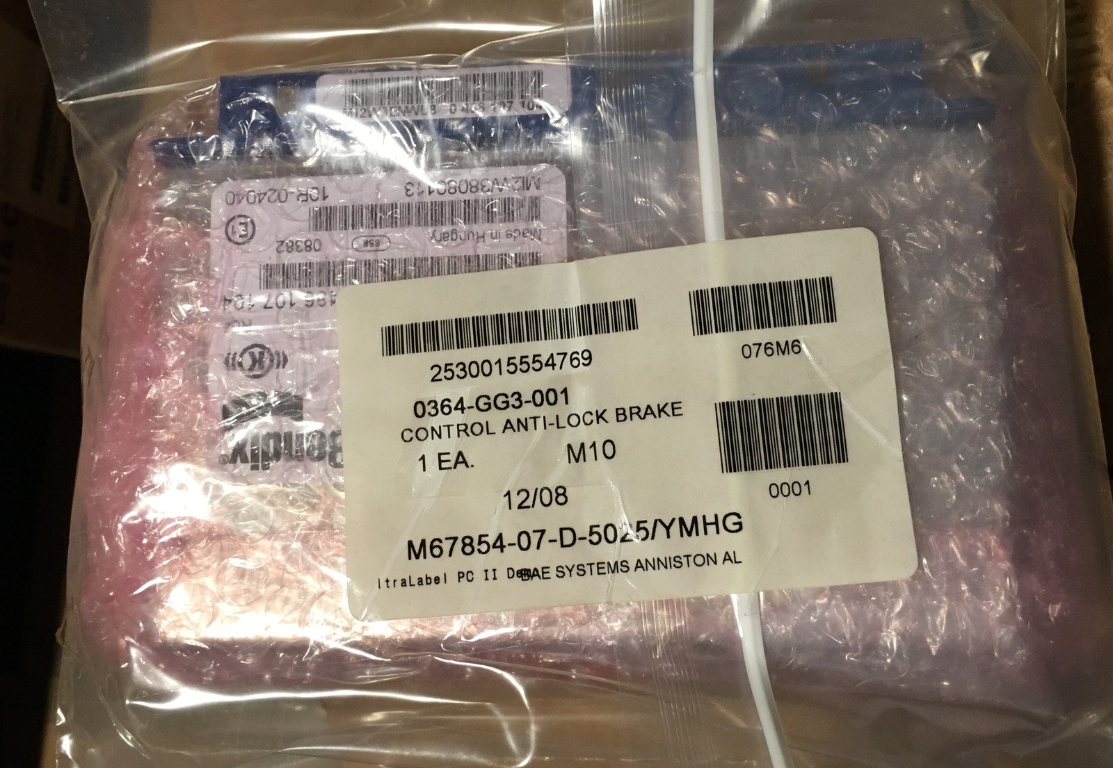 BENDIX EC-60 PREMIUM 24V ABS ATC 6S 6M ECU BRAKE CONTROLLER BAE CAT ...