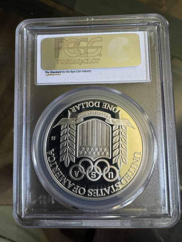1992-S Olympic Baseball Proof Silver Dollar US Mint $1 Commemorative ...